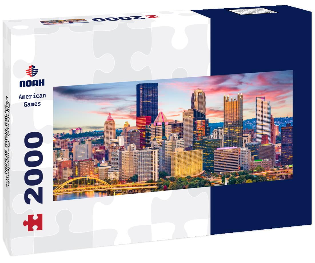 Noah Jigsaw Puzzle Pittsburgh, Pennsylvania, USA downtown city skyline ...