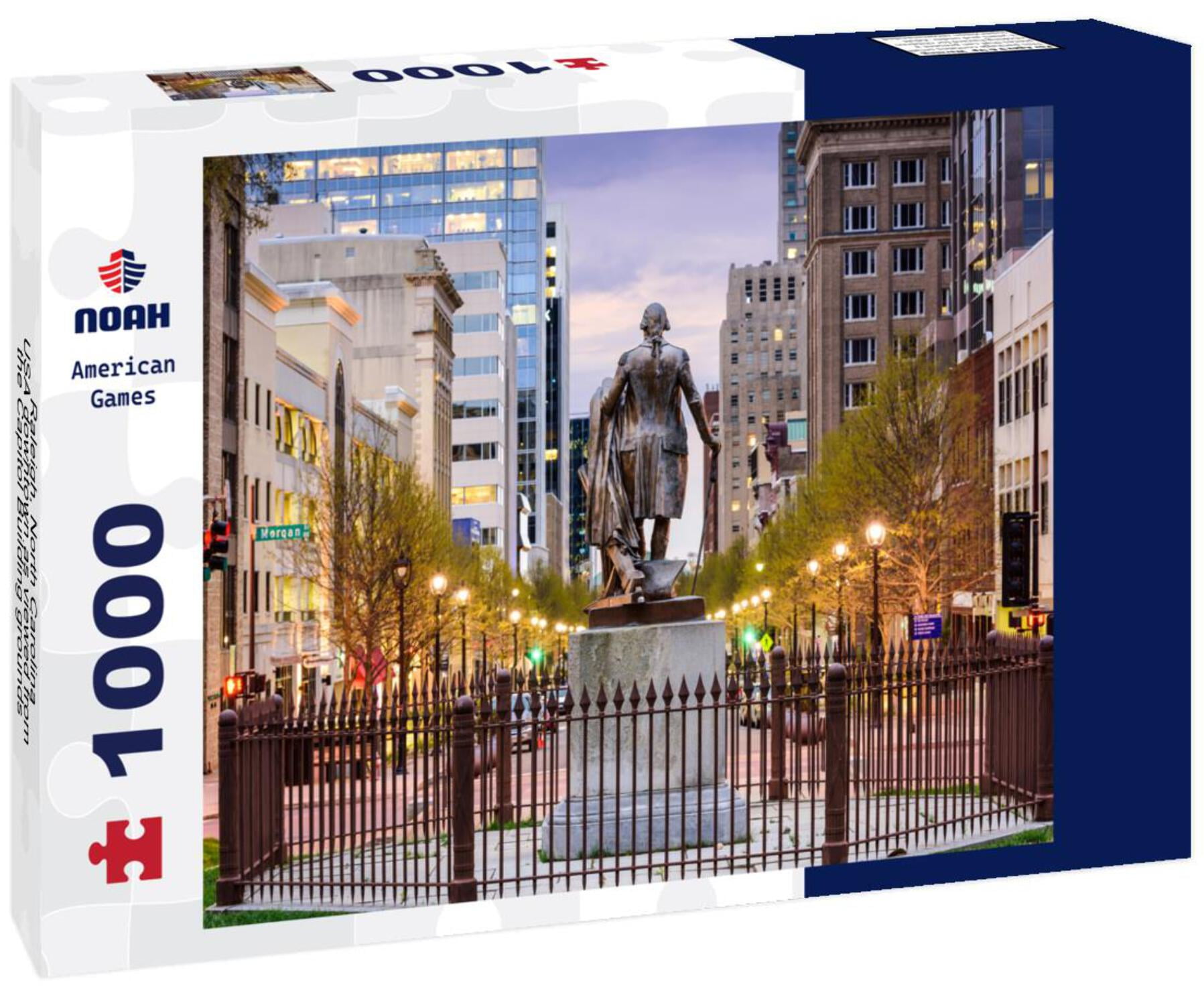 Noah Jigsaw Puzzle Raleigh, North Carolina, USA downtown as viewed from ...
