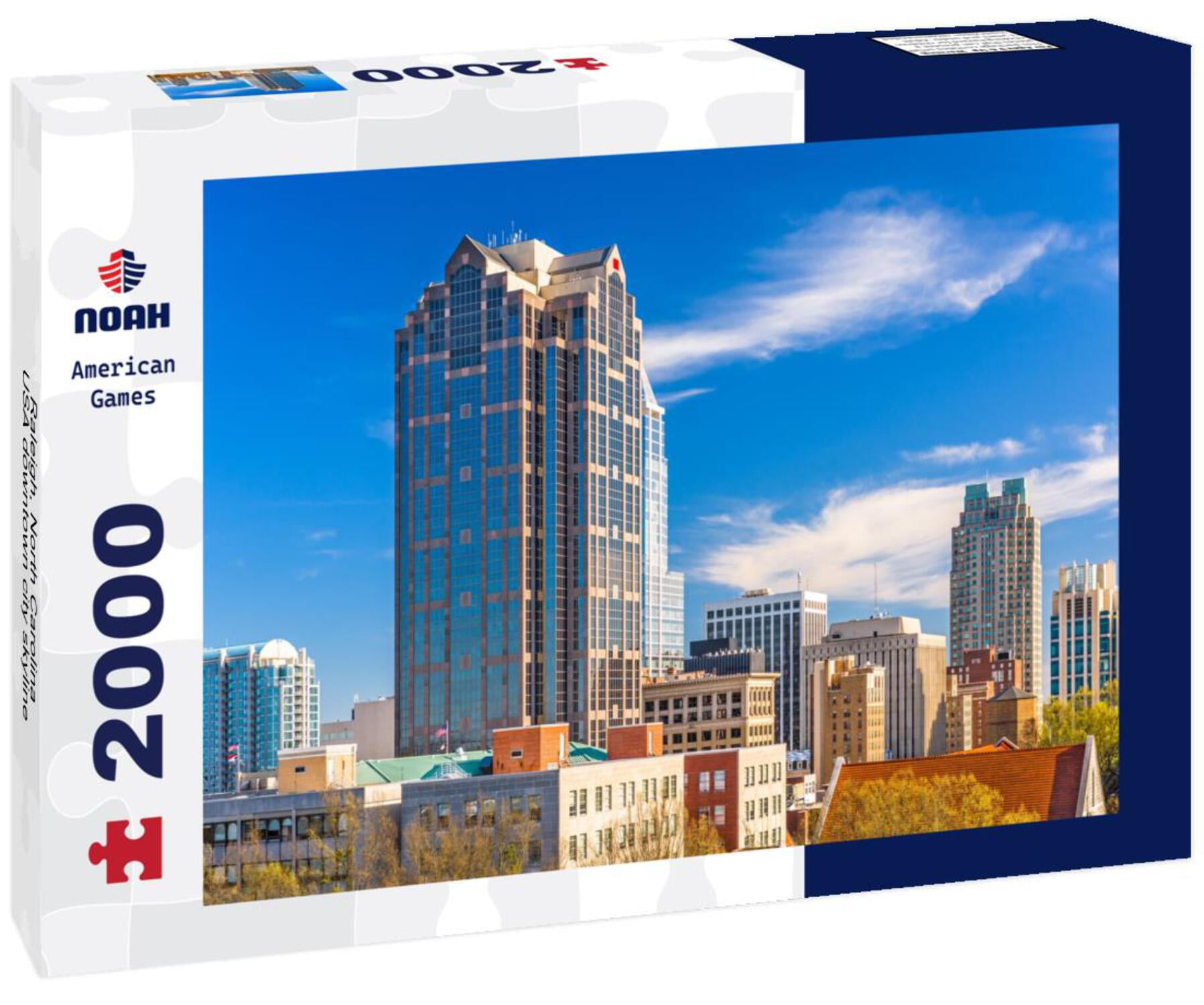Noah Jigsaw Puzzle Raleigh, North Carolina, USA downtown city skyline ...