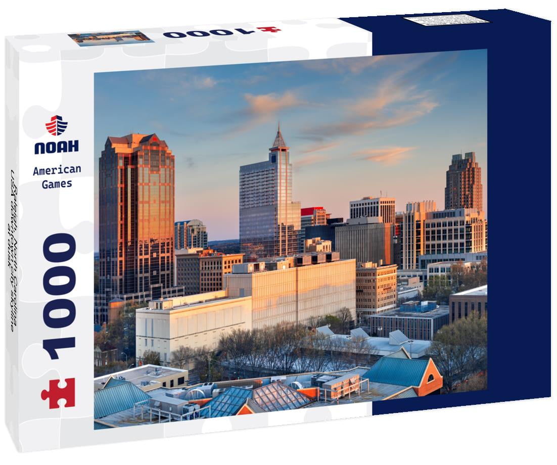 Noah Jigsaw Puzzle Raleigh, North Carolina, USA downtown city skyline ...