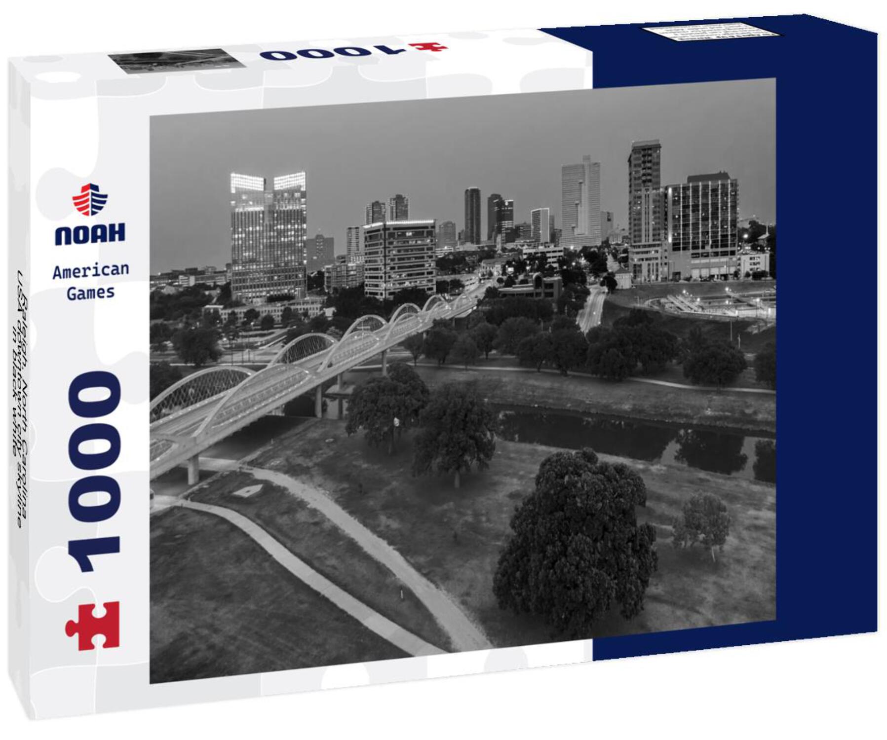 Noah Jigsaw Puzzle Raleigh, North Carolina, USA downtown city skyline ...