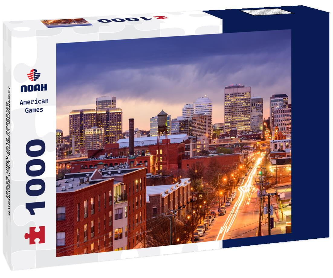 Noah Jigsaw Puzzle Richmond, Virginia, USA downtown cityscape over Main ...