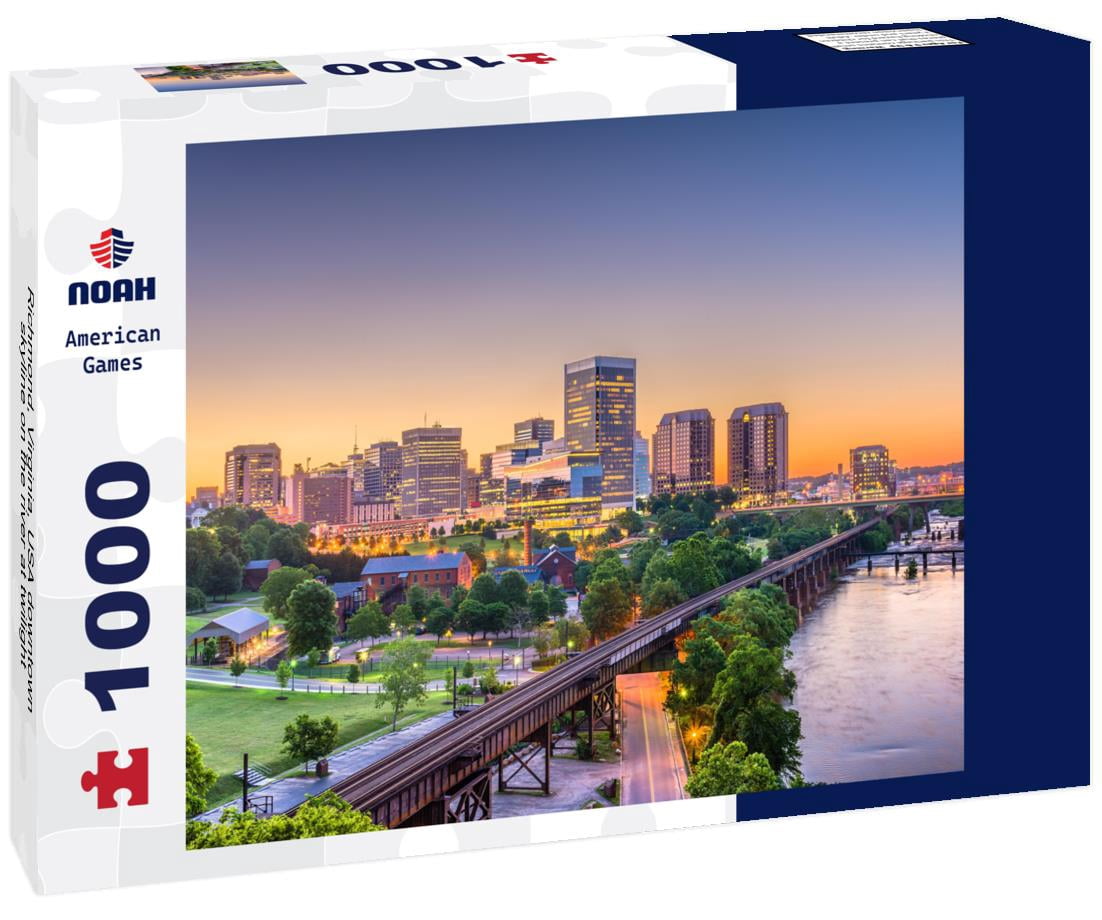 Noah Jigsaw Puzzle Richmond, Virginia, USA downtown skyline on the ...