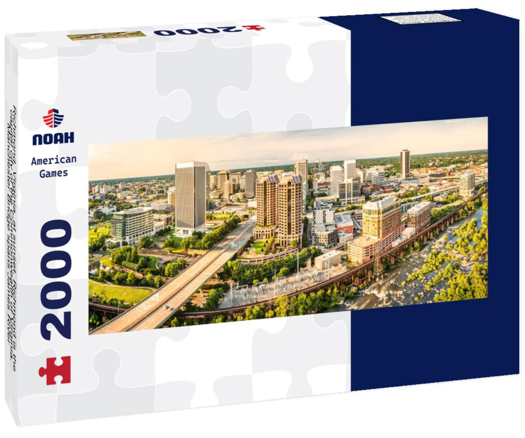 Noah Jigsaw Puzzle Richmond, Virginia, at sunset. Richmond is the ...