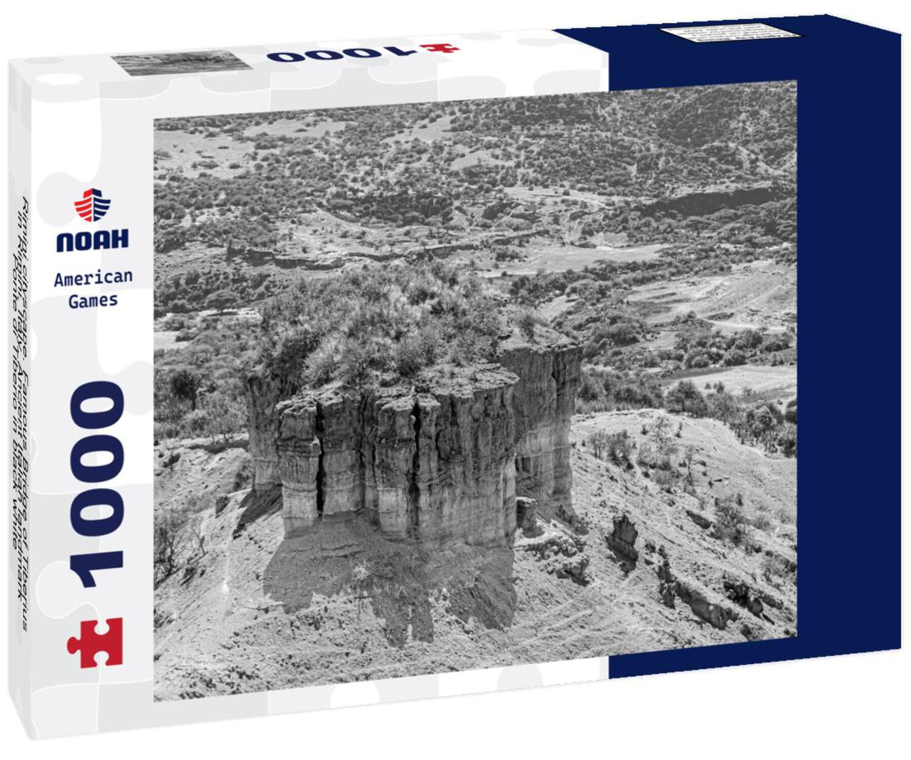 Noah Jigsaw Puzzle Rimini cityscape. Famous Bridge of Tiberius in ...
