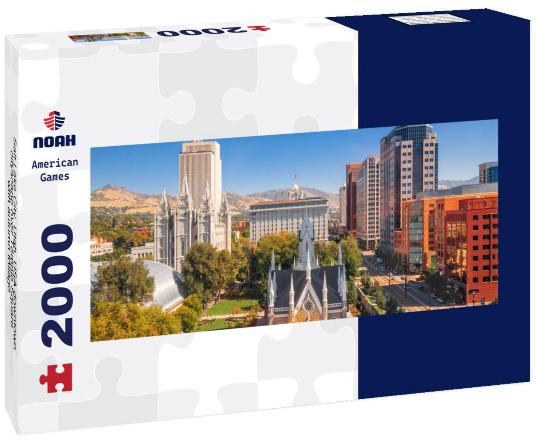Noah Jigsaw Puzzle Salt Lake City, Utah, USA downtown cityscape over ...