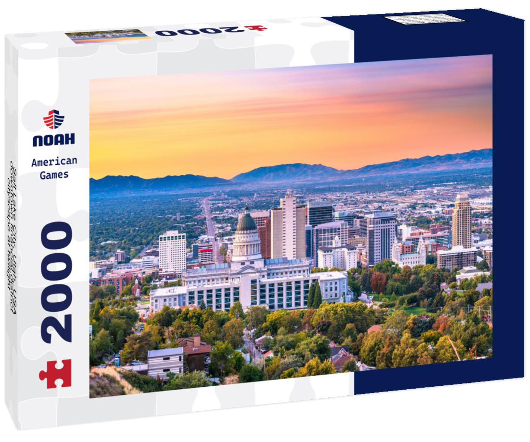 Noah Jigsaw Puzzle Salt Lake City, Utah, USA downtown financial ...