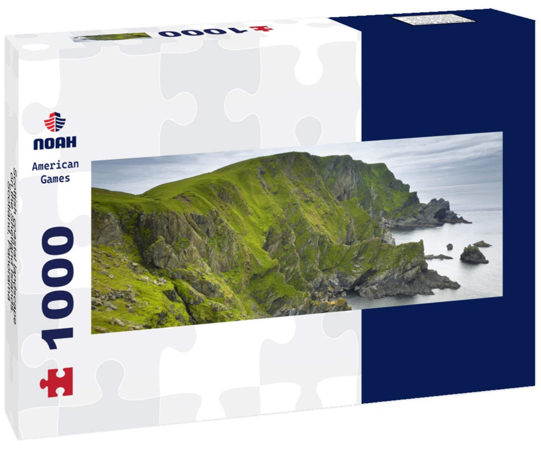Noah Jigsaw Puzzle Scottish coastal landscape on the Shetland Islands ...
