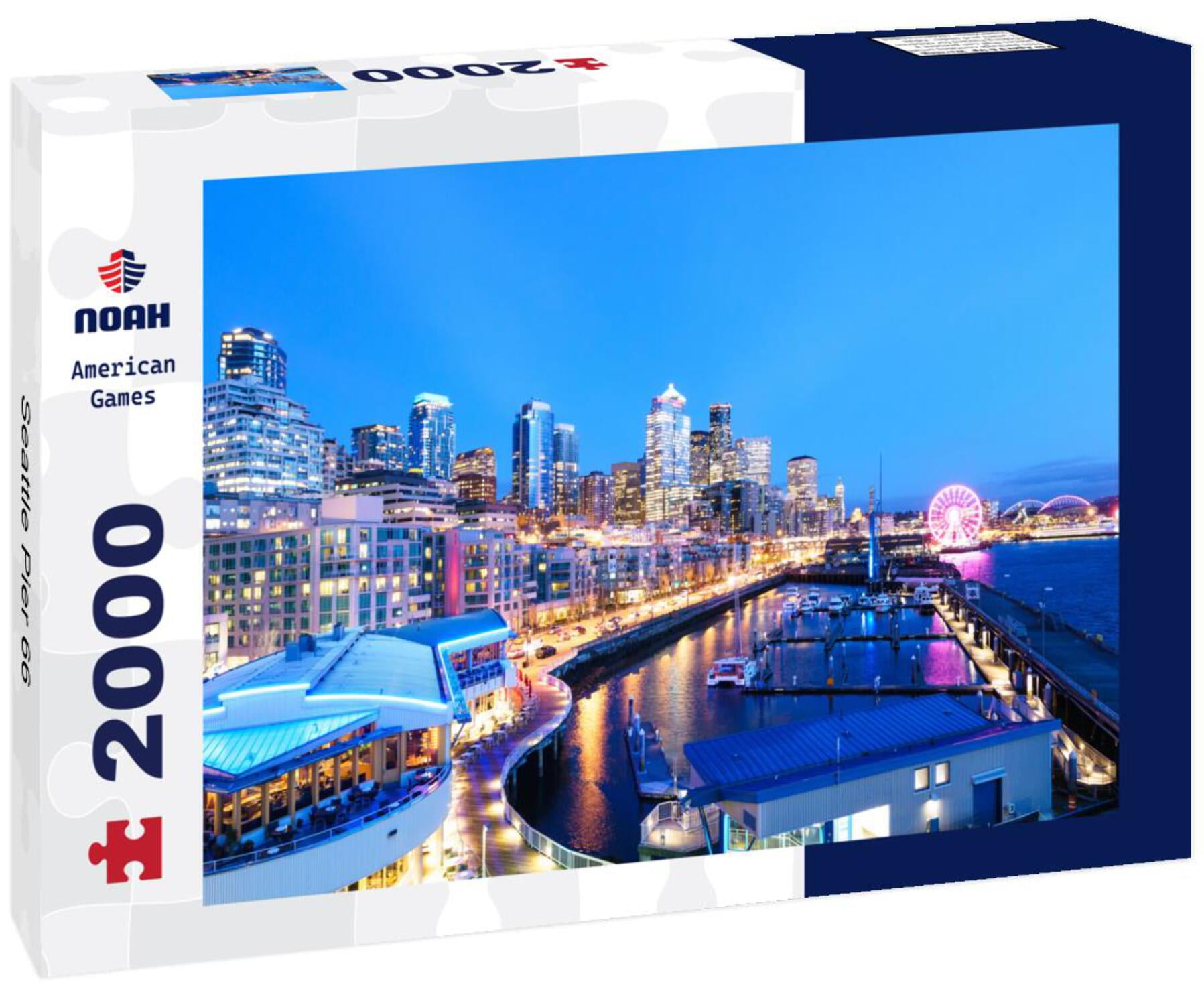 Noah Jigsaw Puzzle Seattle Pier 66 2000 pieces - Walmart.com