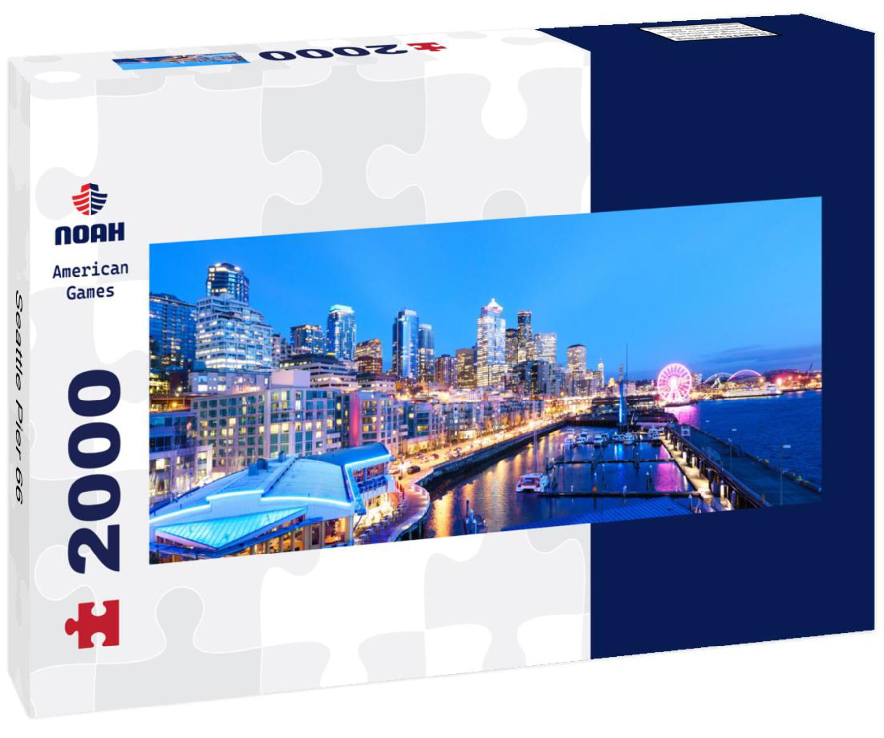 Noah Jigsaw Puzzle Seattle Pier 66 panorama 2000 pieces - Walmart.com
