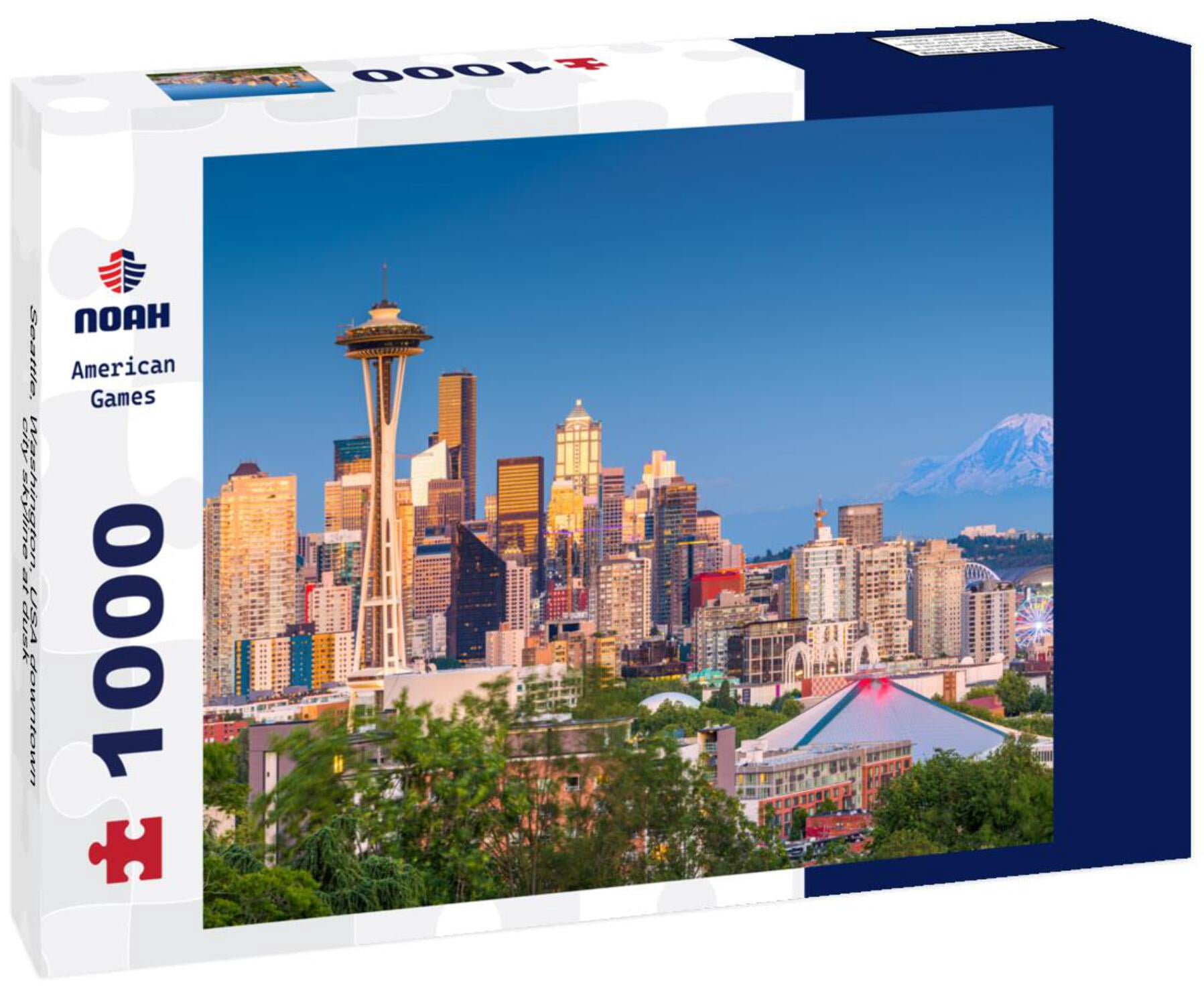Noah Jigsaw Puzzle Seattle, Washington, USA downtown city skyline at ...