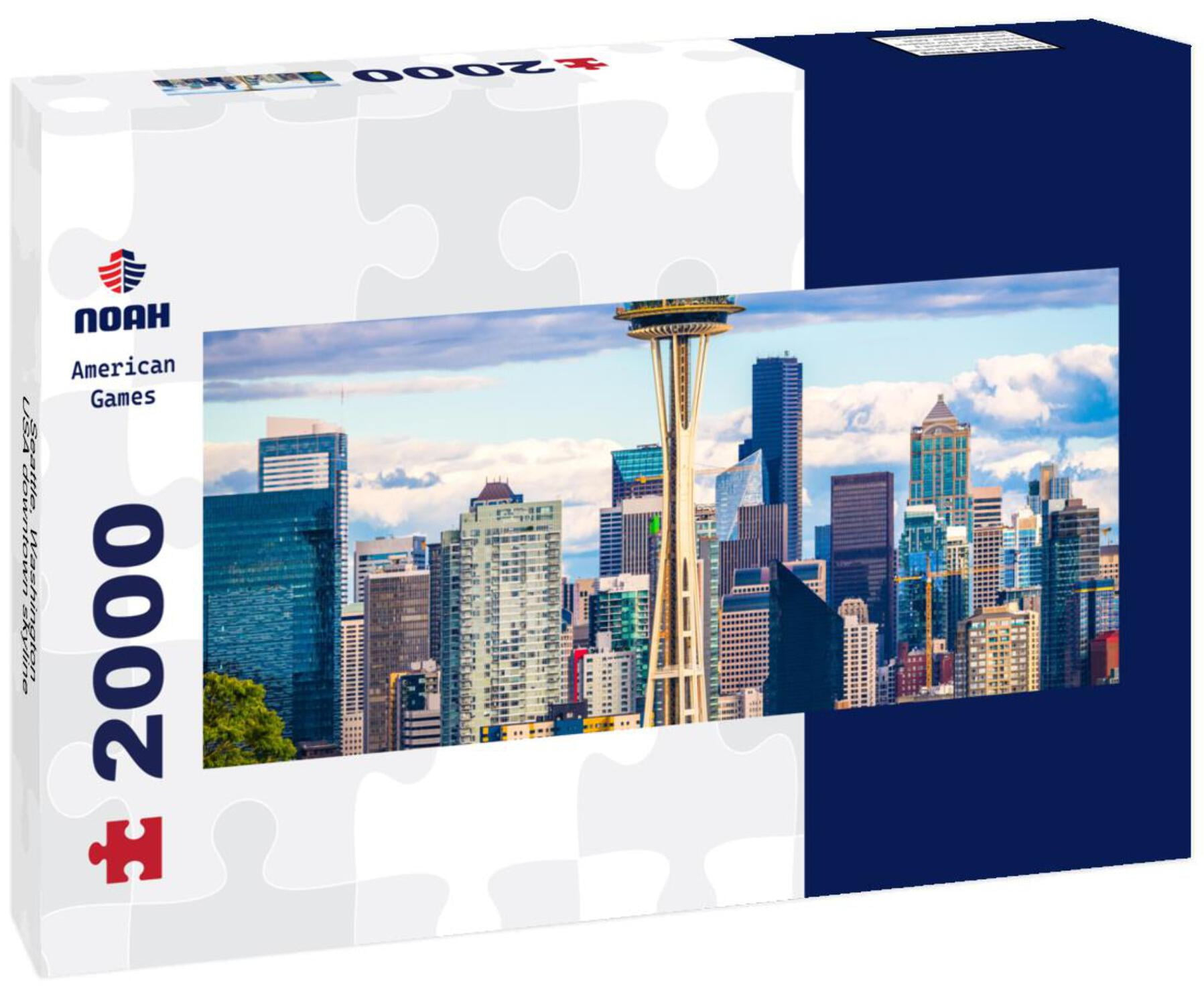 Noah Jigsaw Puzzle Seattle, Washington, USA downtown skyline panorama ...