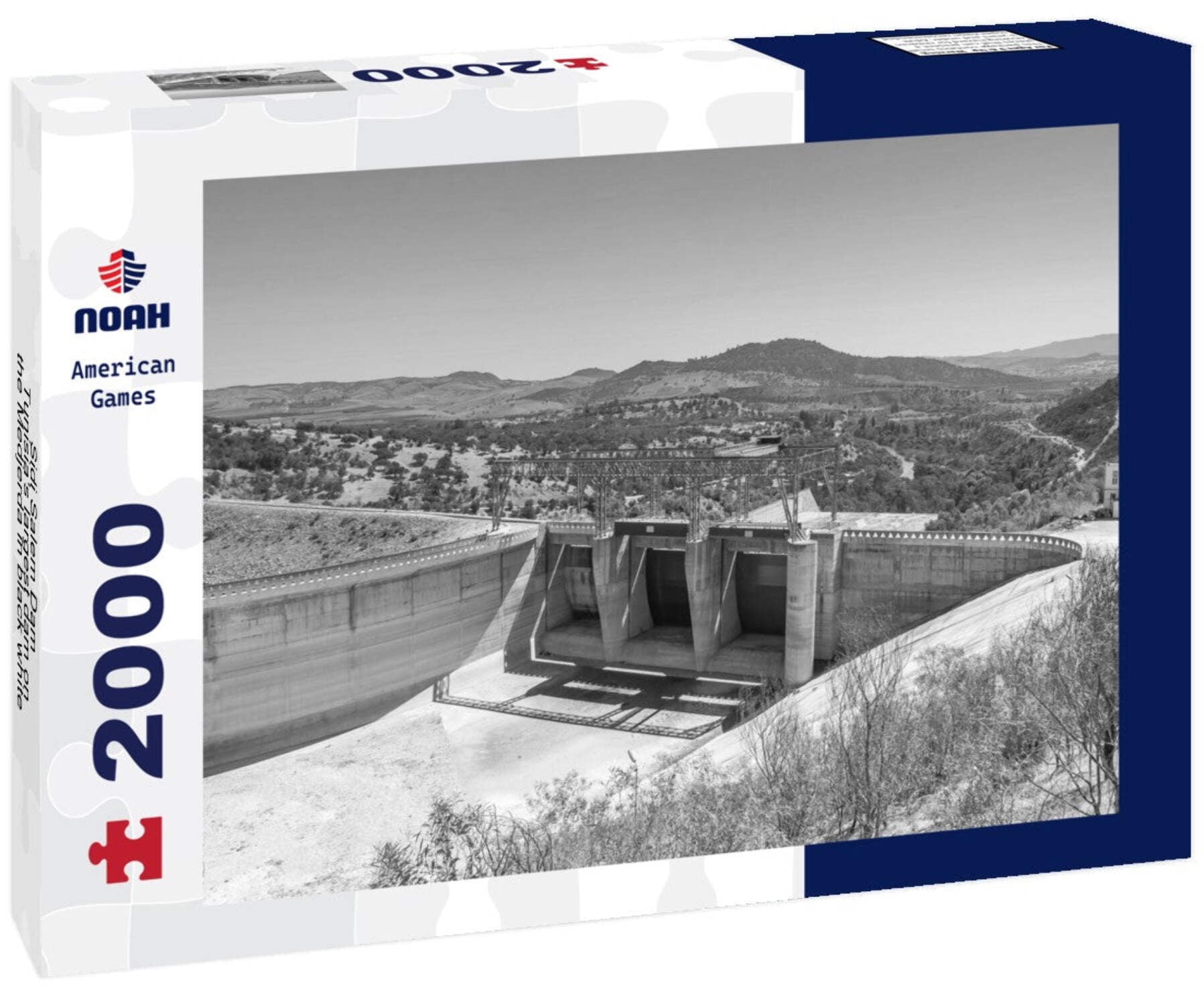 Noah Jigsaw Puzzle Sidi Salem Dam - Tunisia's largest dam on the ...