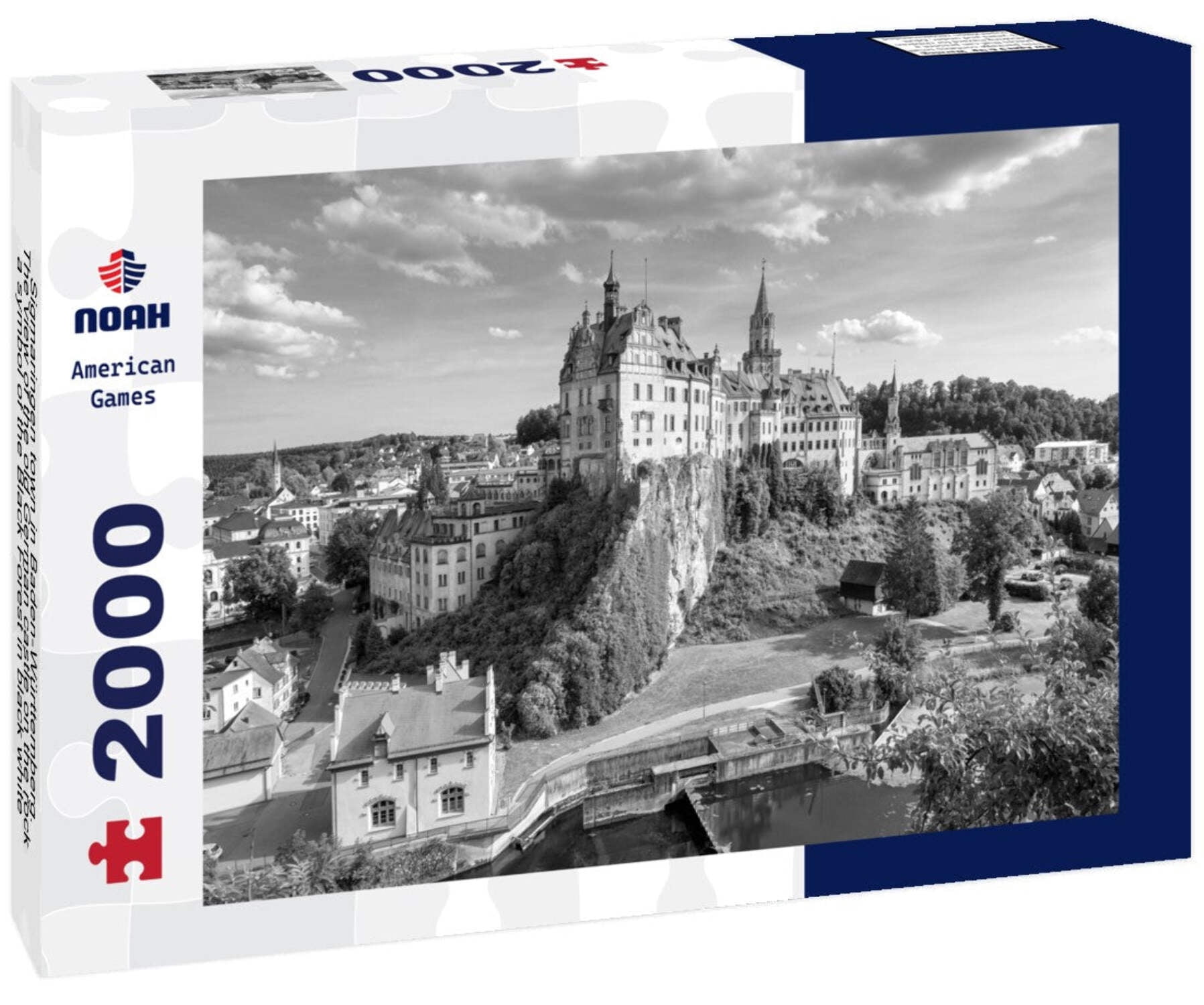 Noah Jigsaw Puzzle Sigmaringen town in Baden-Württemberg. The view of ...