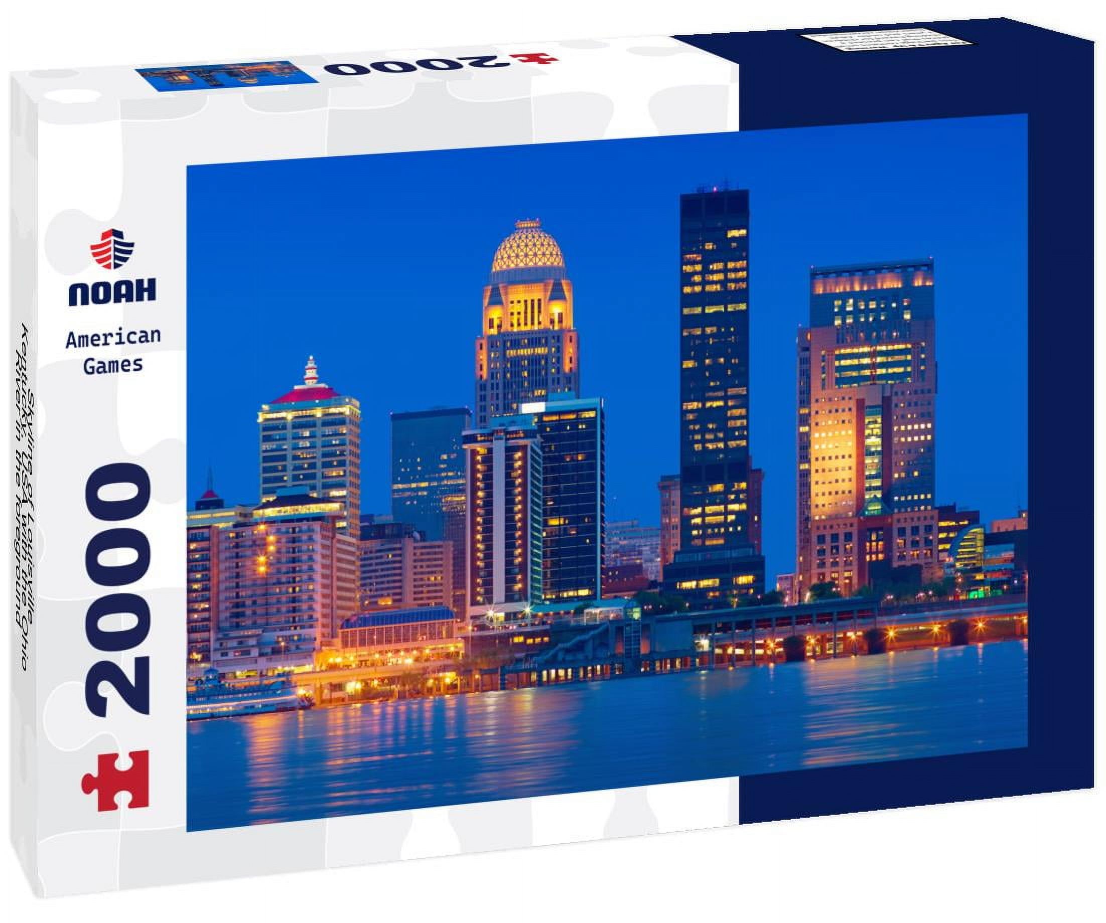Noah Jigsaw Puzzle Skyline of Louisville, Kentucky, USA with the Ohio ...