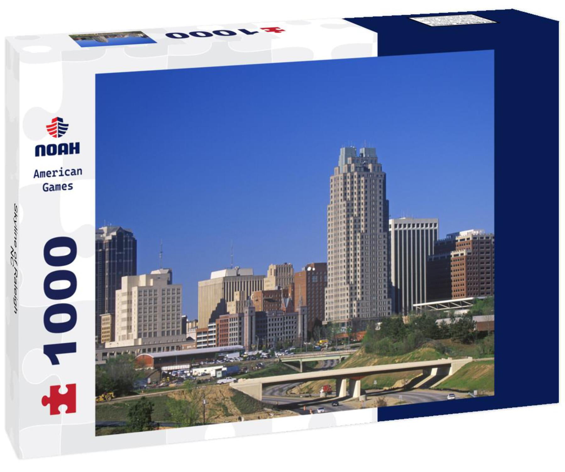 Noah Jigsaw Puzzle Skyline of Raleigh, NC 1000 pieces - Walmart.com