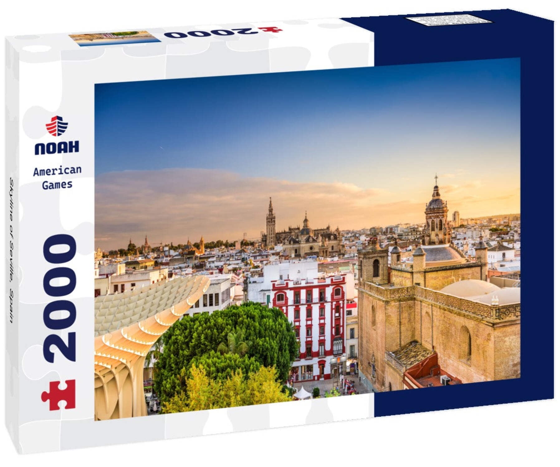 Skyline of Seville, Spain 2000pc Puzzle - Walmart.com