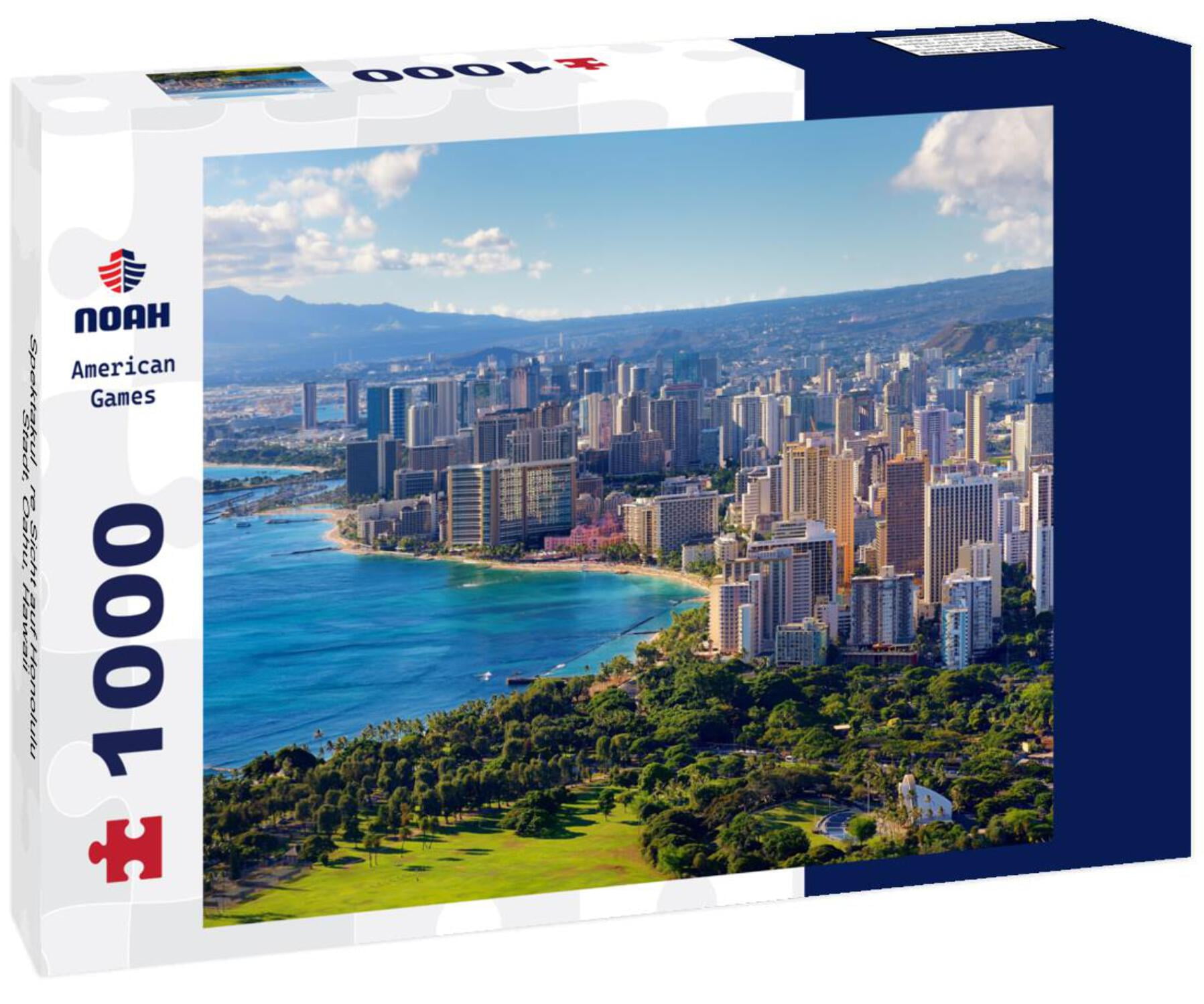 Noah Jigsaw Puzzle Spektakuläre Sicht auf Honolulu Stadt, Oahu, Hawaii ...