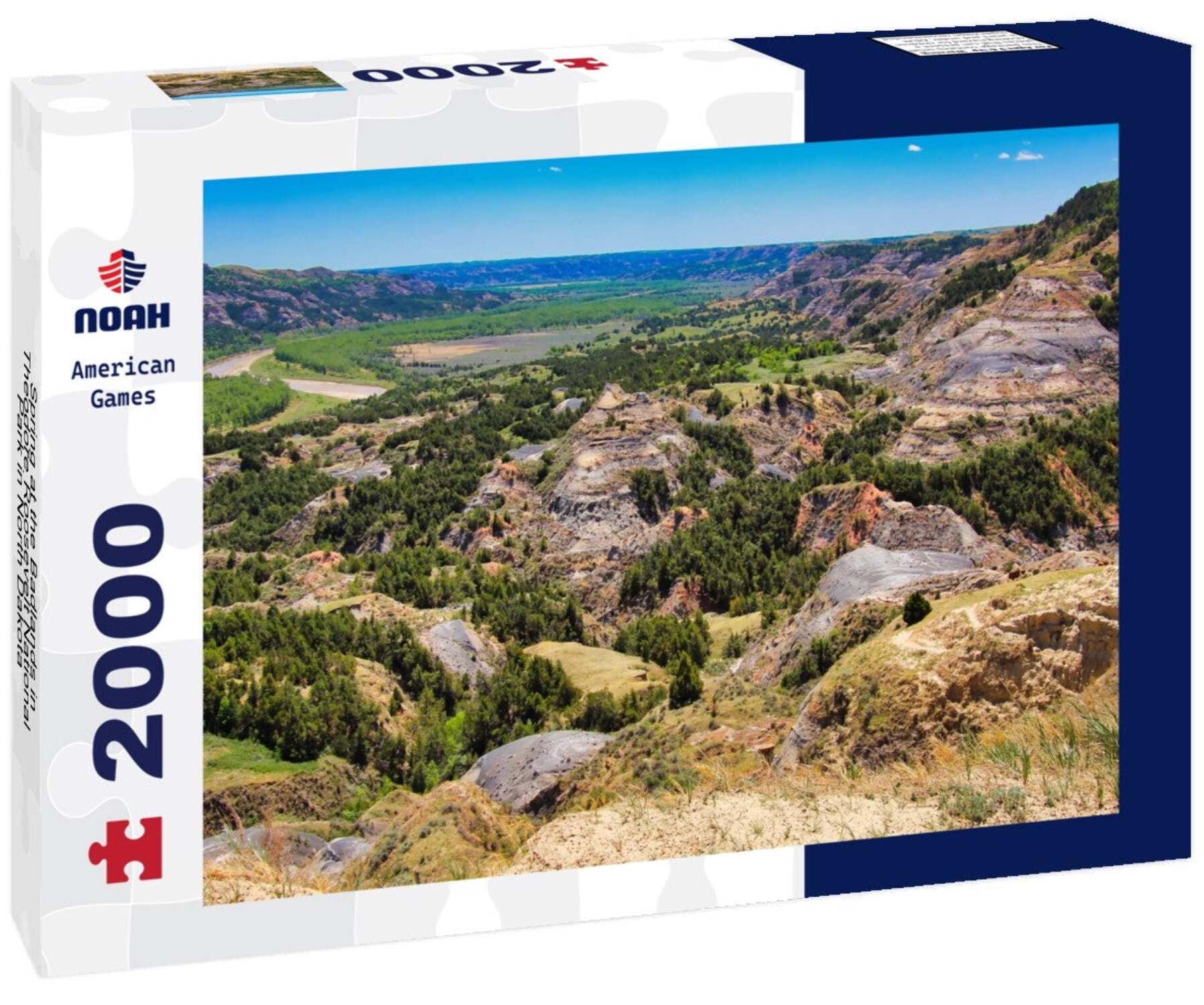 Noah Jigsaw Puzzle Spring at the Badlands in Theodore Roosevelt ...