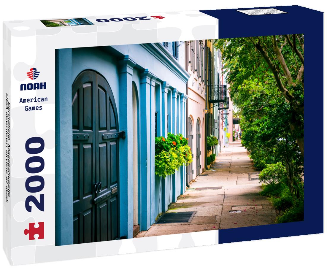 Noah Jigsaw Puzzle Springfield, Massachusetts, USA downtown skyline at ...