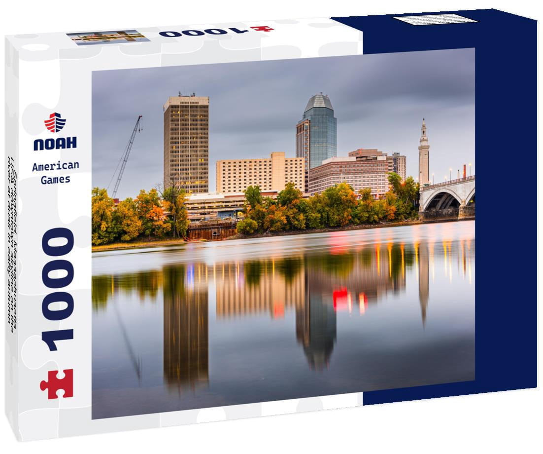 Noah Jigsaw Puzzle Springfield, Massachusetts, USA downtown skyline on ...