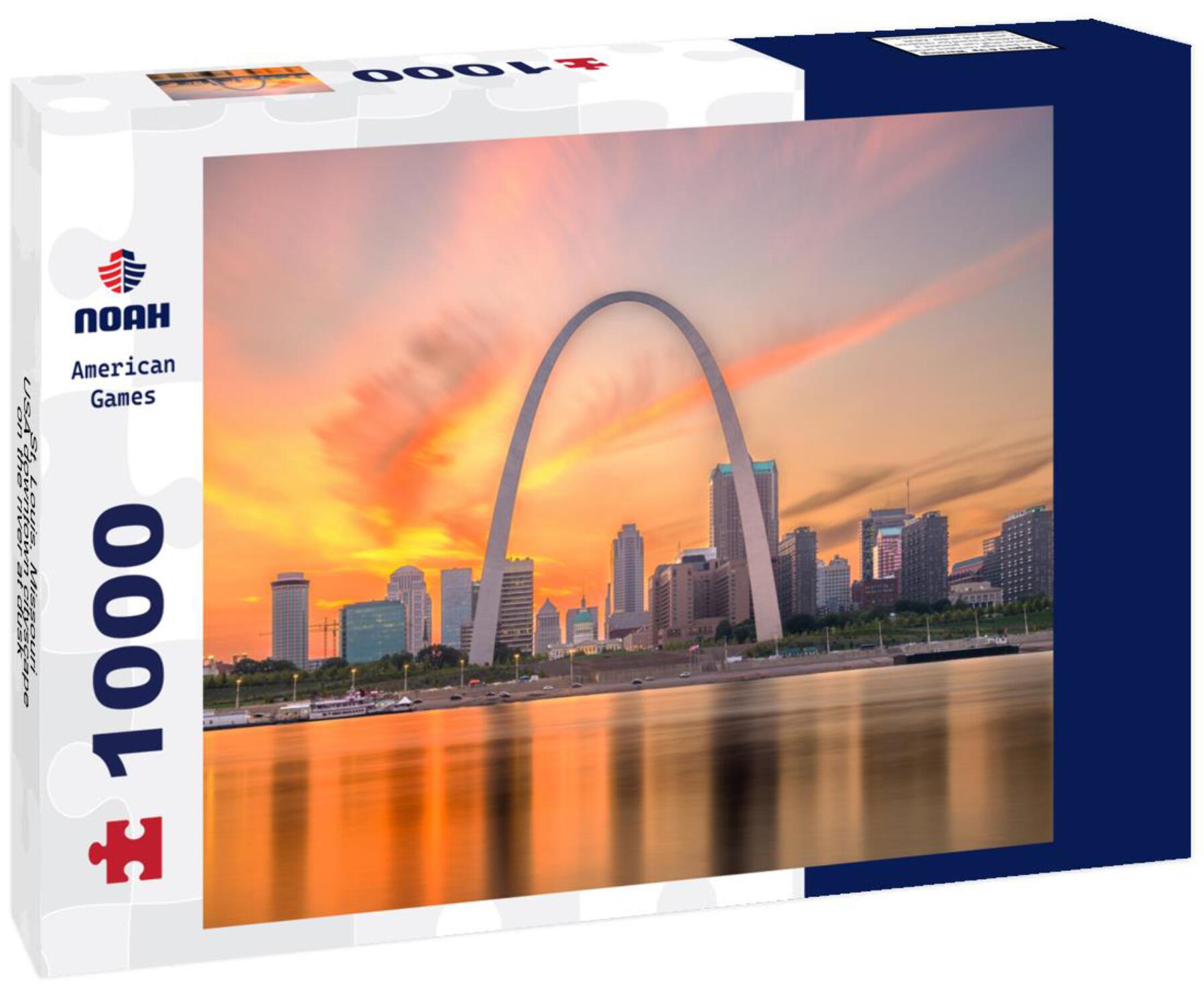 Noah Jigsaw Puzzle St. Louis, Missouri, USA downtown cityscape on the ...