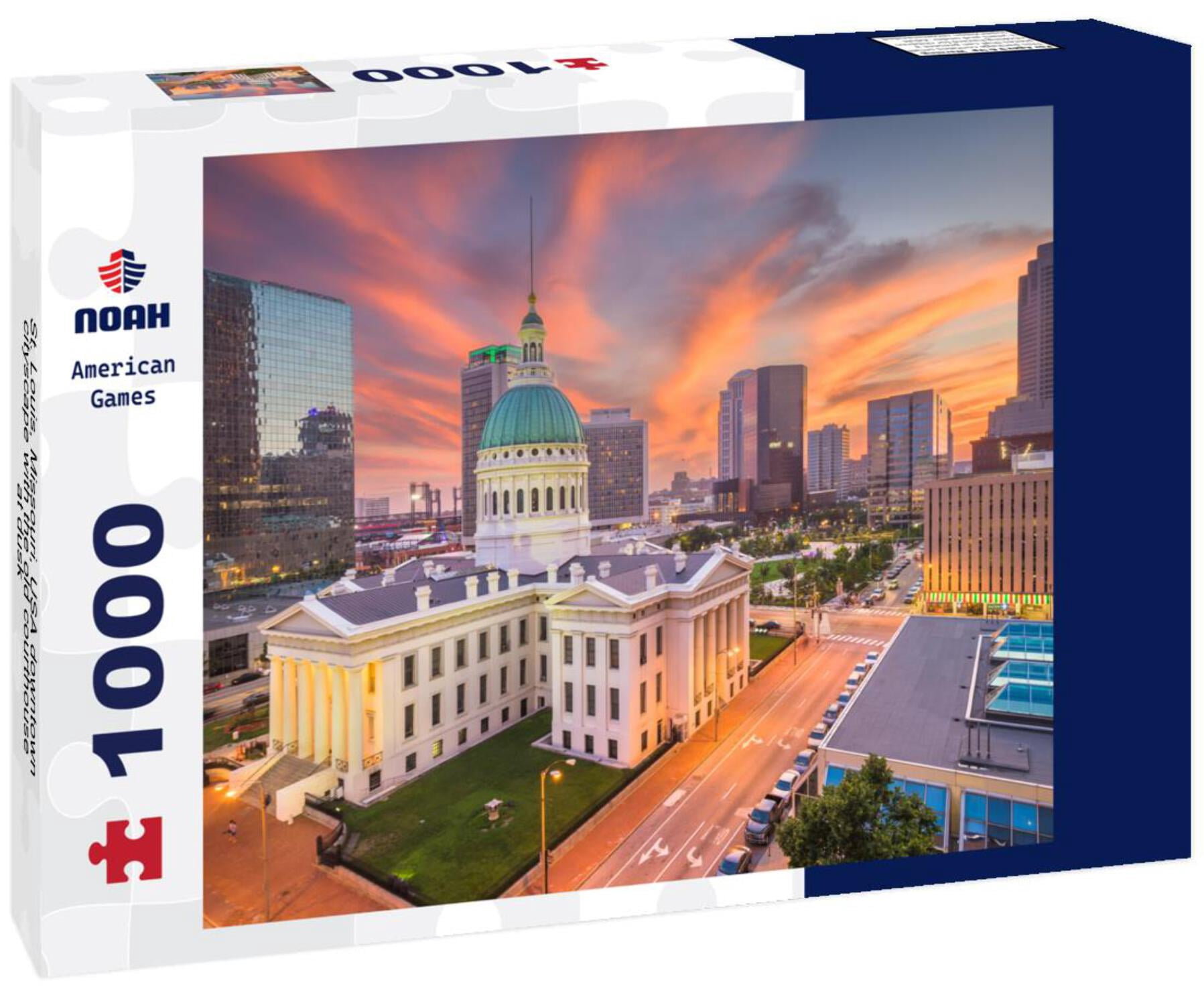 Noah Jigsaw Puzzle St. Louis, Missouri, USA downtown cityscape with the ...