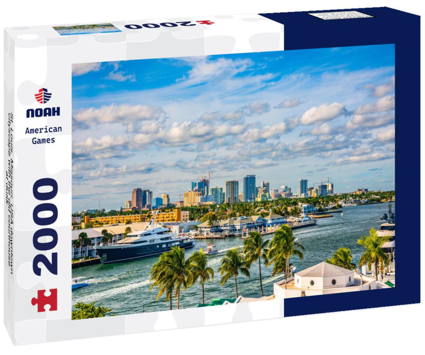Noah Jigsaw Puzzle St. Louis, Missouri, USA downtown cityscape with the ...