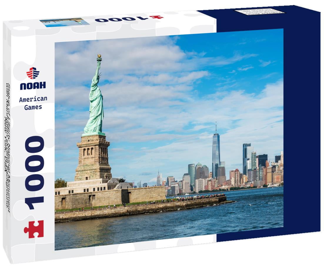 Noah Jigsaw Puzzle Statue of Liberty National Monument with Manhattan ...