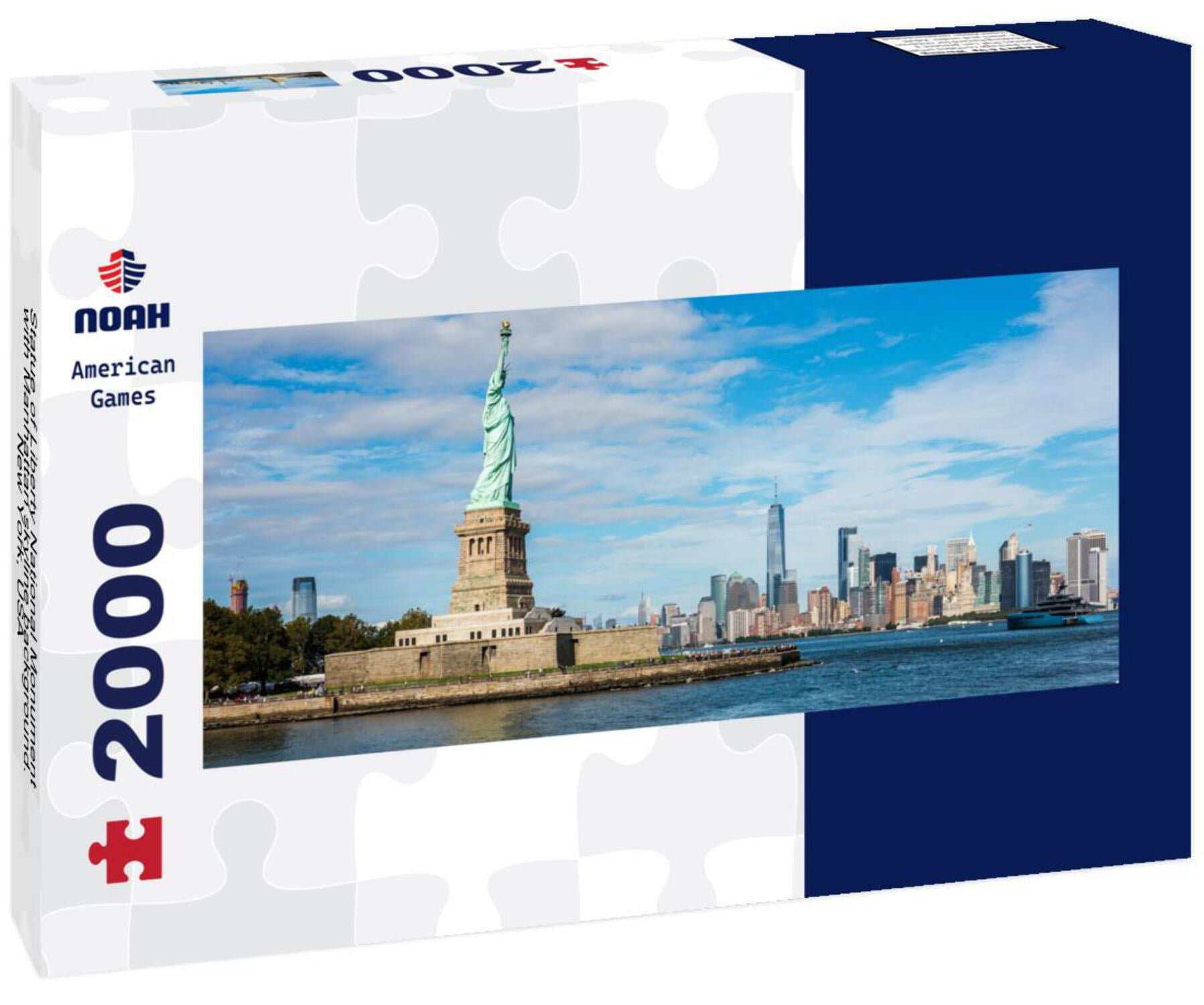 Noah Jigsaw Puzzle Statue of Liberty National Monument with Manhattan ...