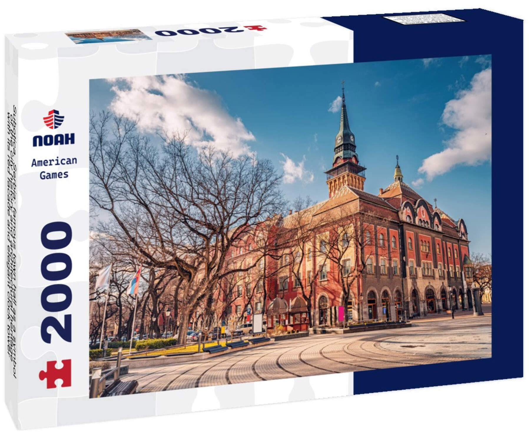 Subotica, Serbia: famous town hall as a symbol of the city history and ...