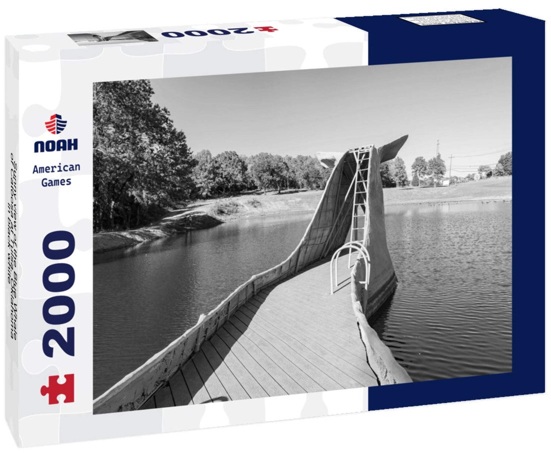 Noah Jigsaw Puzzle Sunny view of the Blue Whale of Catoosa at Tulsa ...