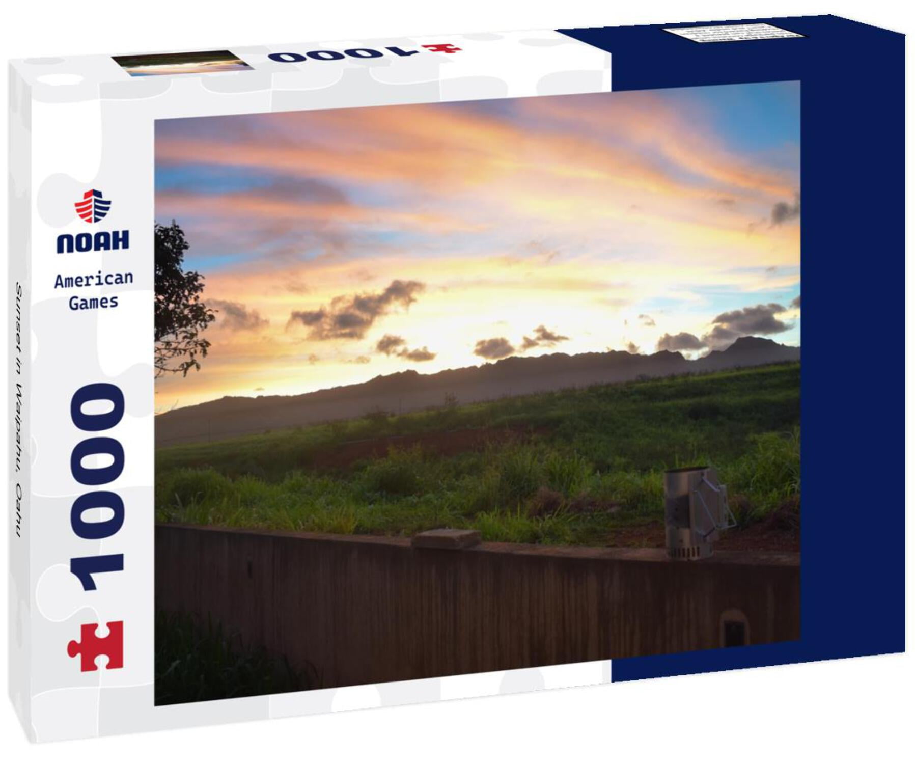 Noah Jigsaw Puzzle Sunset in Waipahu, Oahu 1000 pieces - Walmart.com