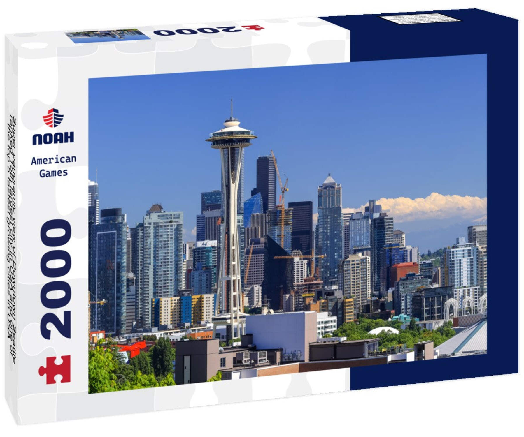 Super Downtown Seattle, ranked 15th largest city in USA and one of the ...