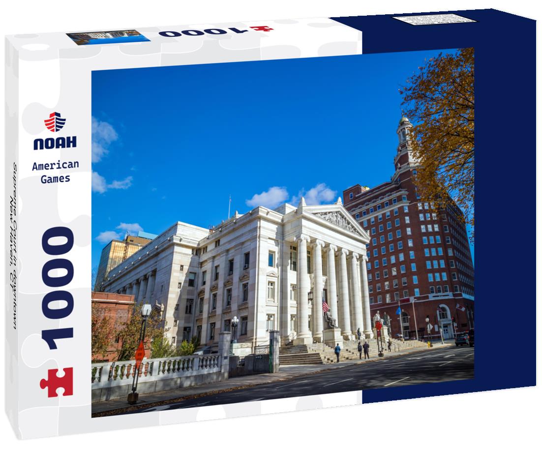 Noah Jigsaw Puzzle Supreme Court in downtown New Haven, CT 1000 pieces ...