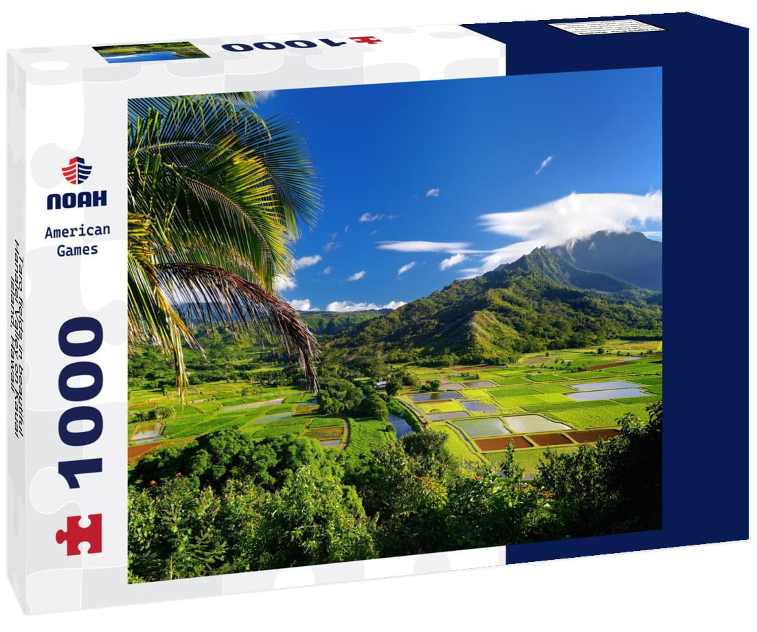 Noah Jigsaw Puzzle Taro fields in beautiful Hanalei Valley on Kauai ...