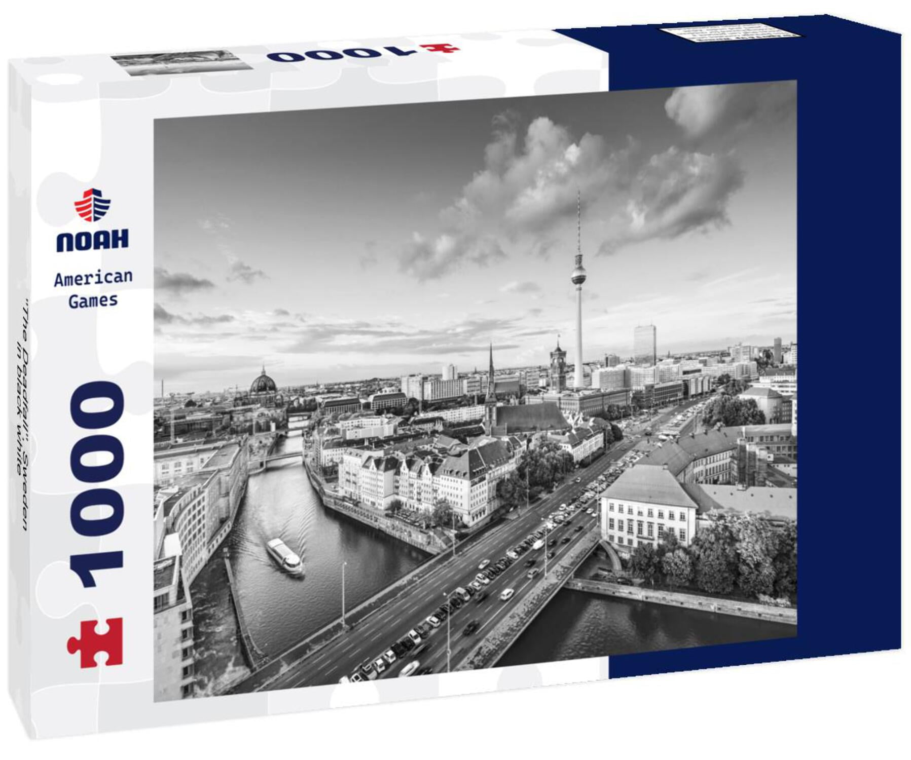 Noah Jigsaw Puzzle ''The Deadfall'', Sweden in black white 1000 pieces ...