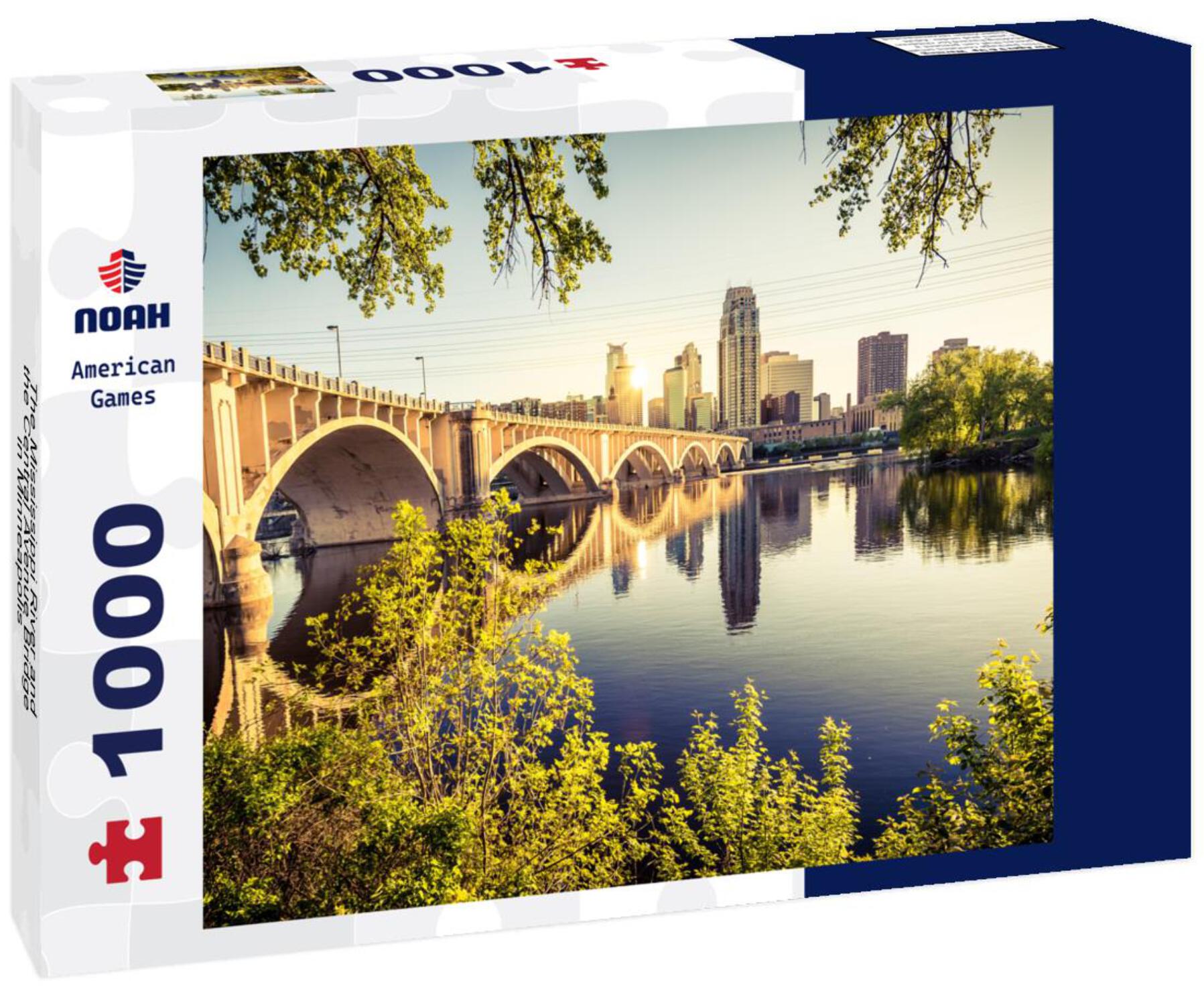 Noah Jigsaw Puzzle The Mississippi River and the Central Avenue Bridge ...