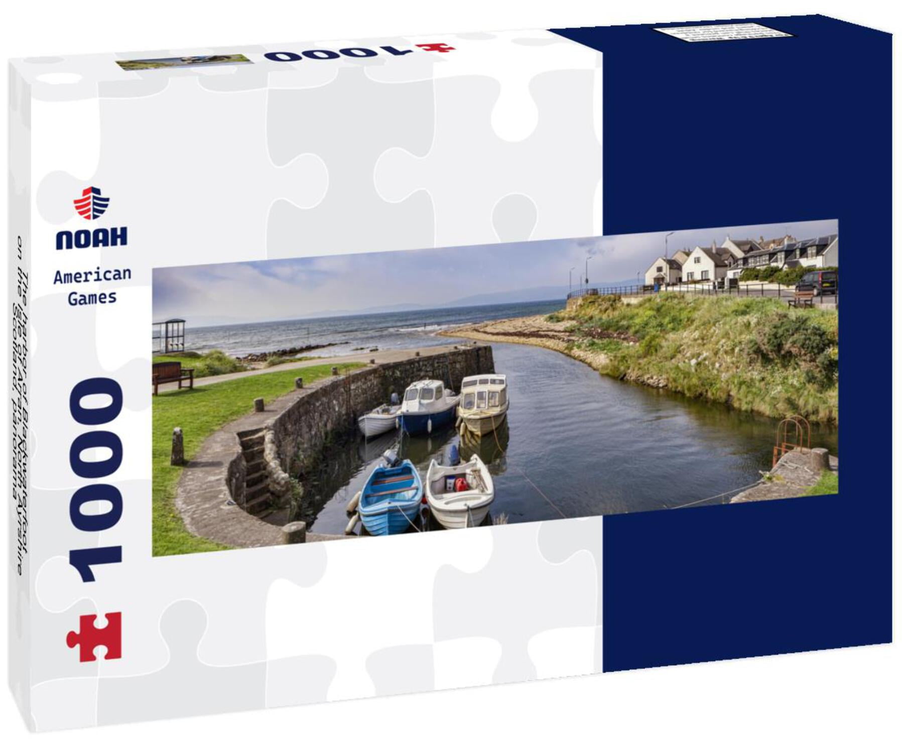 Noah Jigsaw Puzzle The harbor of Blackwaterfoot on the Isle of Arran ...