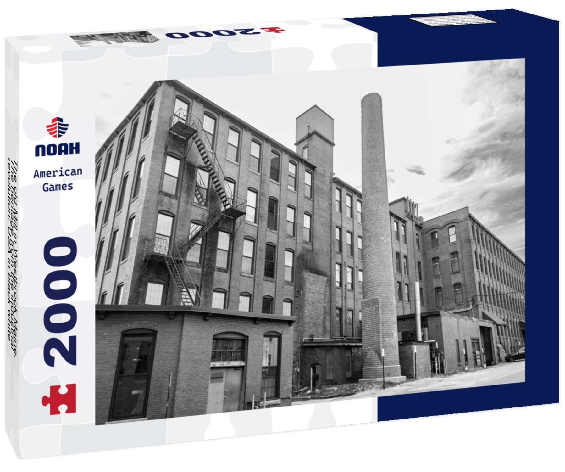 Noah Jigsaw Puzzle The old Mill in Westbrook Maine. The heritage from ...