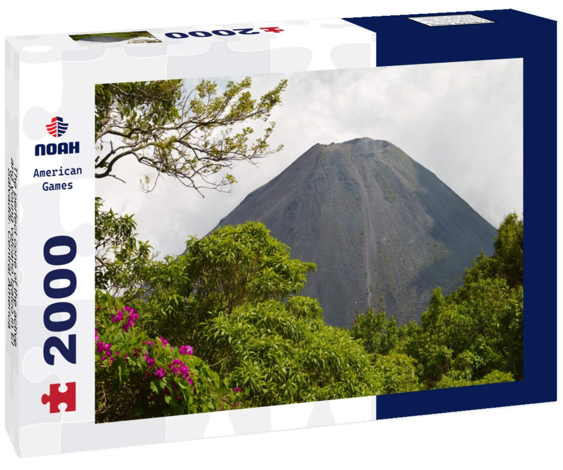 Noah Jigsaw Puzzle The perfect cone of the active and young volcano ...