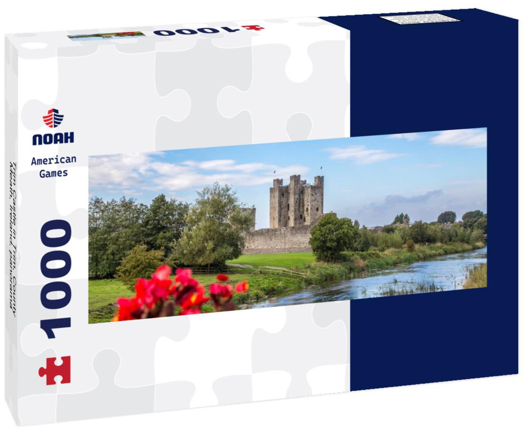 Trim Castle in Trim, County Meath, Ireland 1000pc Panoramic Puzzle ...