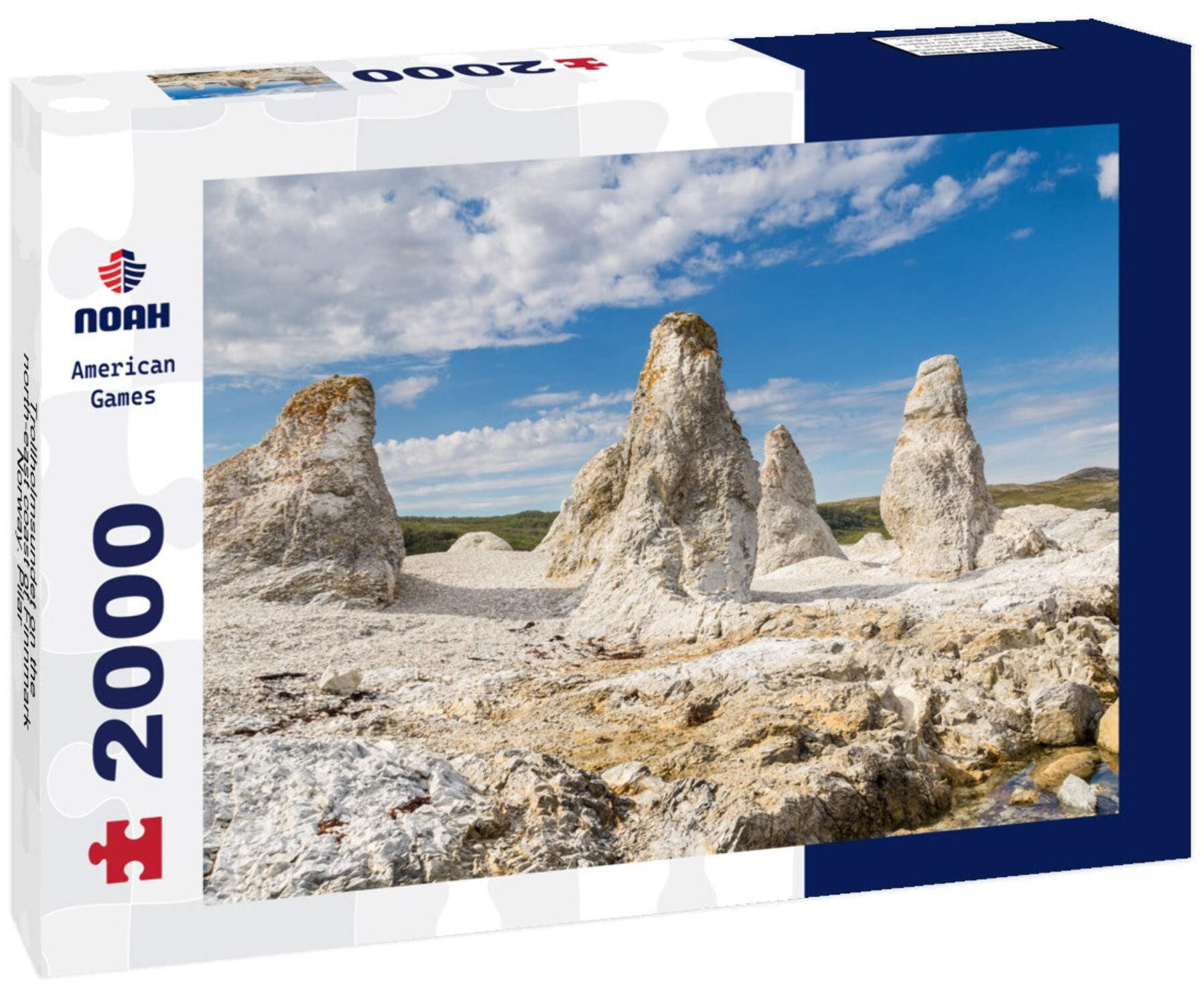 Noah Jigsaw Puzzle Trollholmsundet on the north-east coast of Finnmark ...