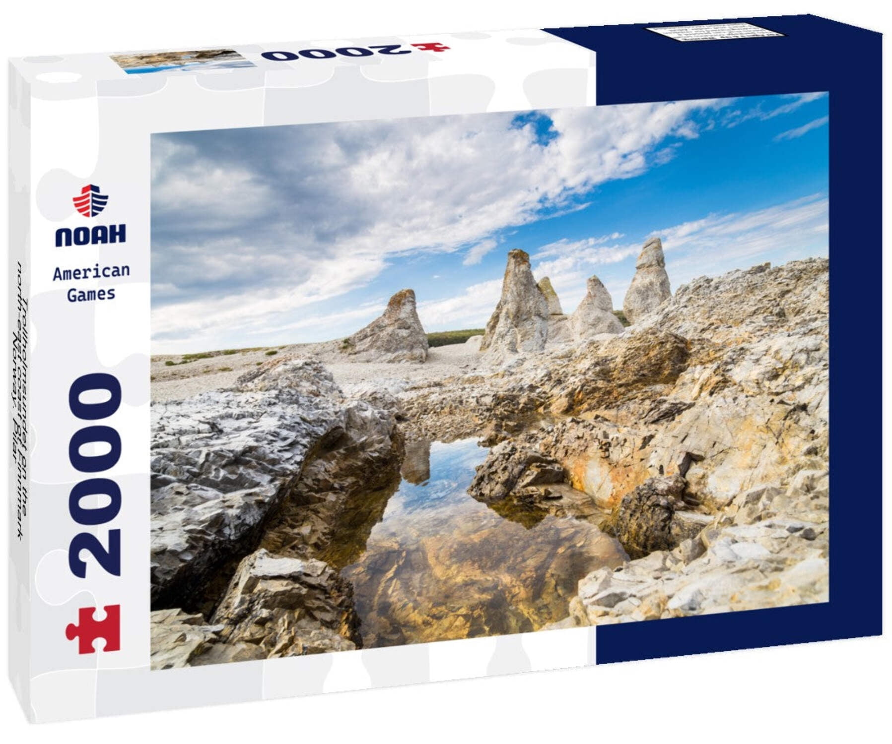 Noah Jigsaw Puzzle Trollholmsundet on the north-east coast of Finnmark ...