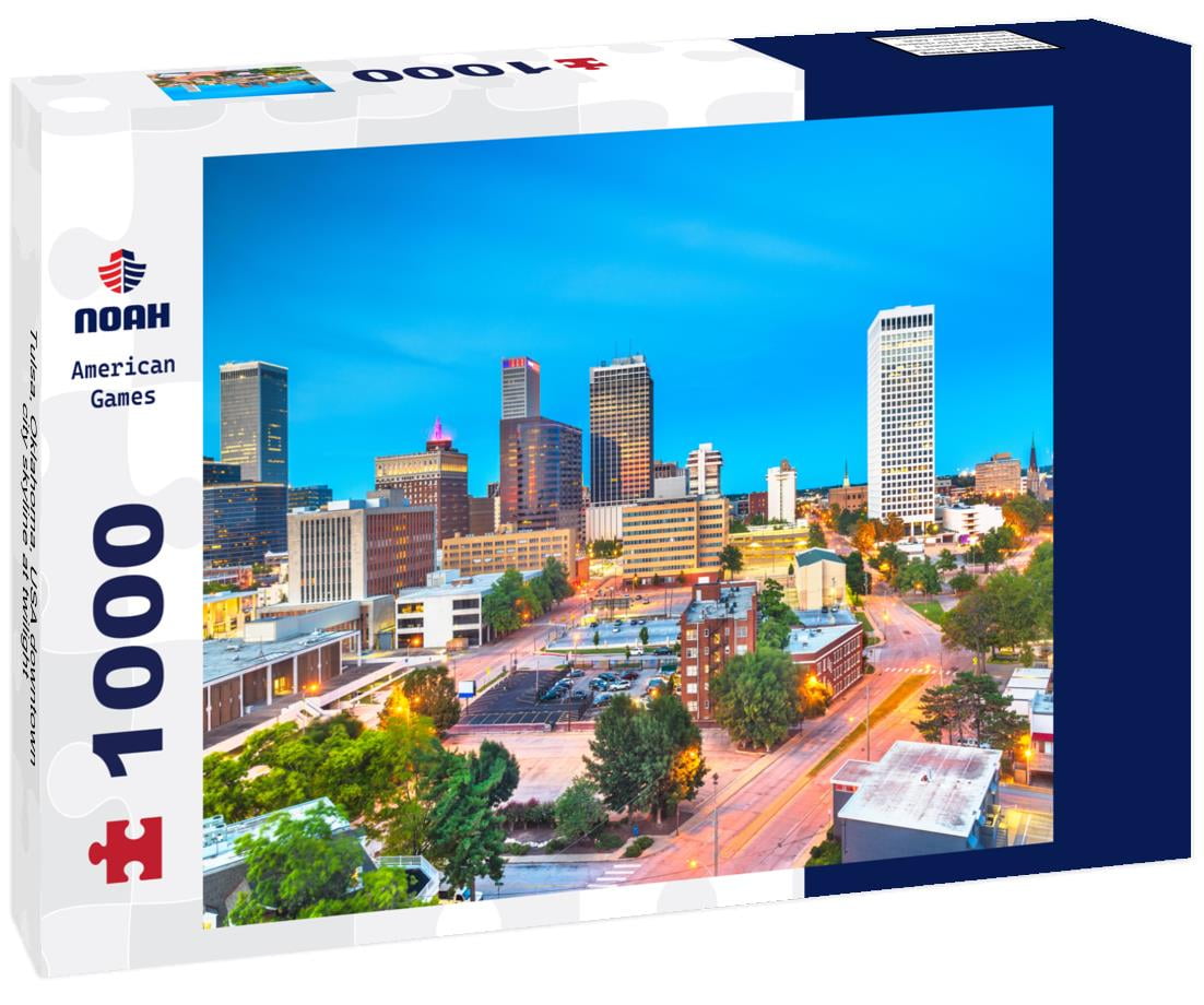 Noah Jigsaw Puzzle Tulsa, Oklahoma, USA downtown city skyline at ...