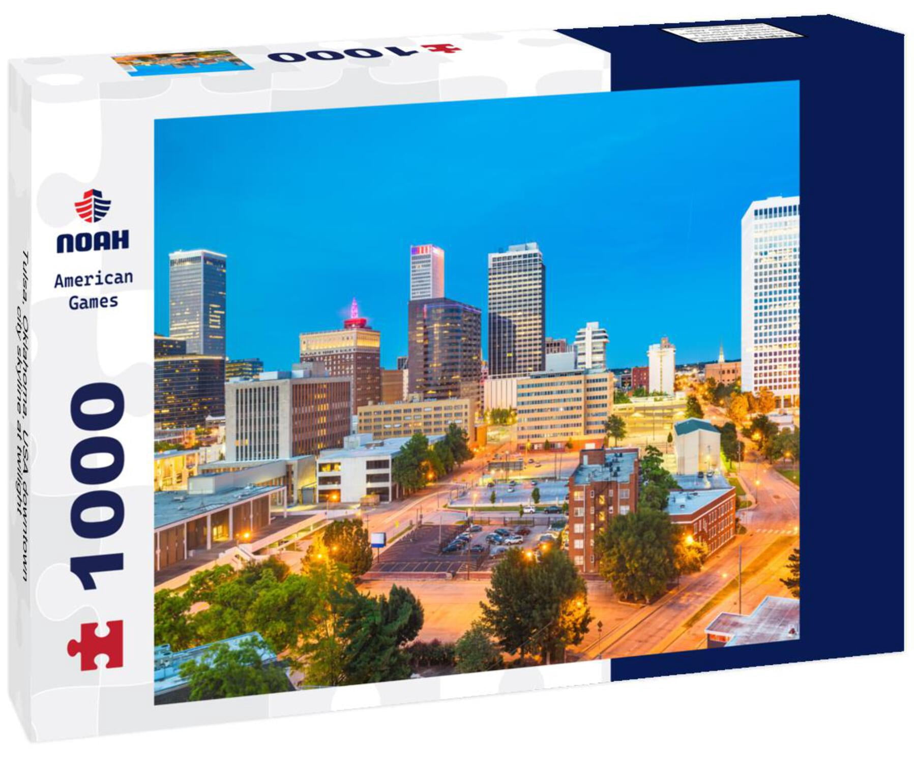 Noah Jigsaw Puzzle Tulsa, Oklahoma, USA downtown city skyline at ...