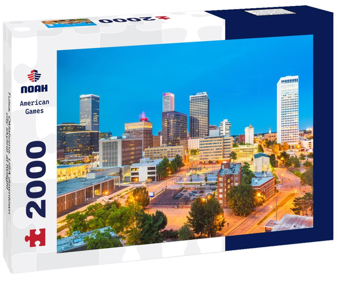Noah Jigsaw Puzzle Tulsa, Oklahoma, USA downtown city skyline at ...
