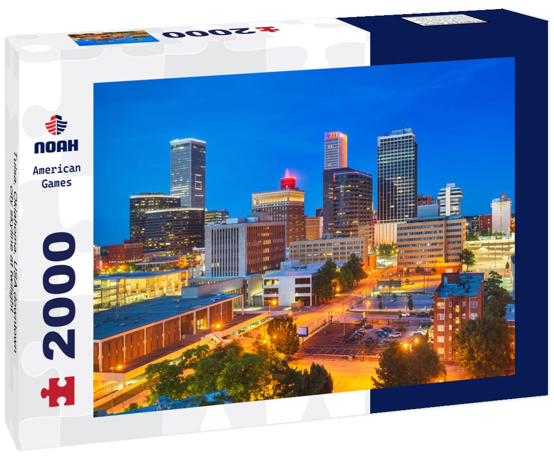 Noah Jigsaw Puzzle Tulsa, Oklahoma, USA downtown city skyline at ...