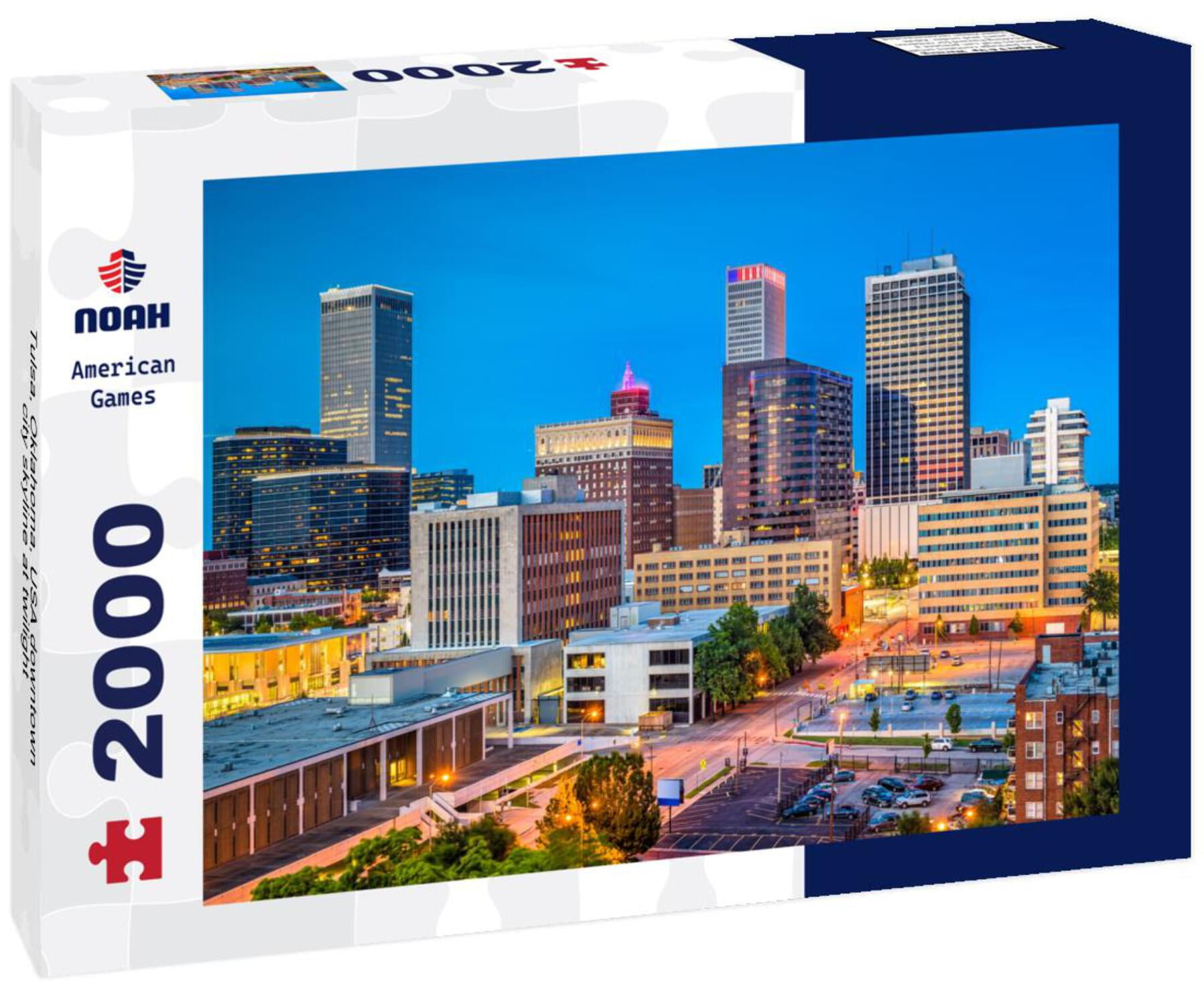 Noah Jigsaw Puzzle Tulsa, Oklahoma, USA downtown city skyline at ...