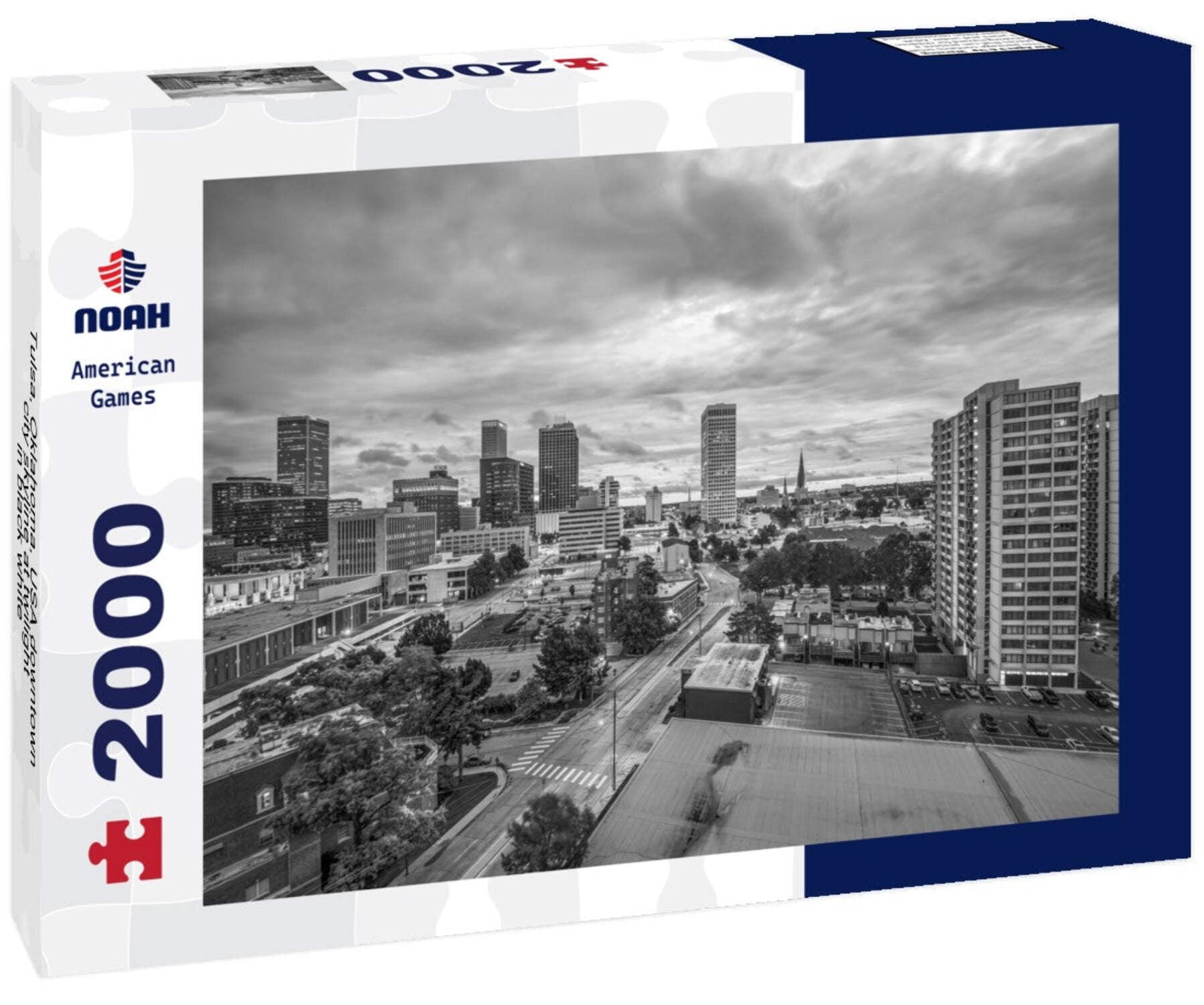 Noah Jigsaw Puzzle Tulsa, Oklahoma, USA downtown city skyline at ...